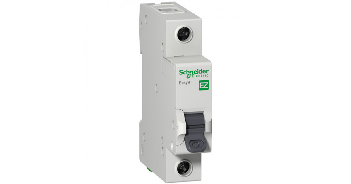 EZ9F34110, Easy9 Автоматический выключатель C10 1П 4500/4,5kA Schneider ...